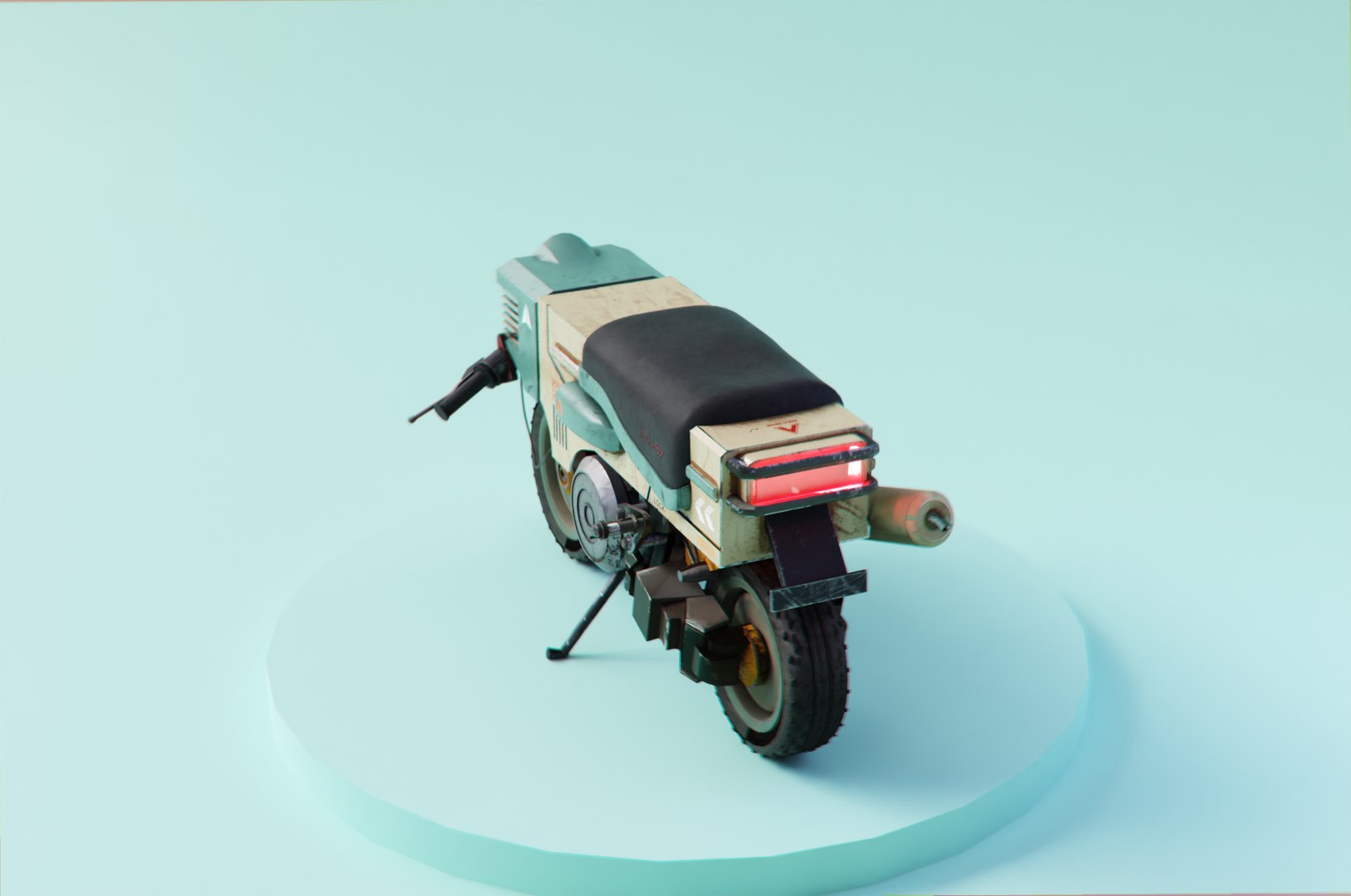 Cyberpunk Moped Vehicle 3D - TurboSquid 1993989