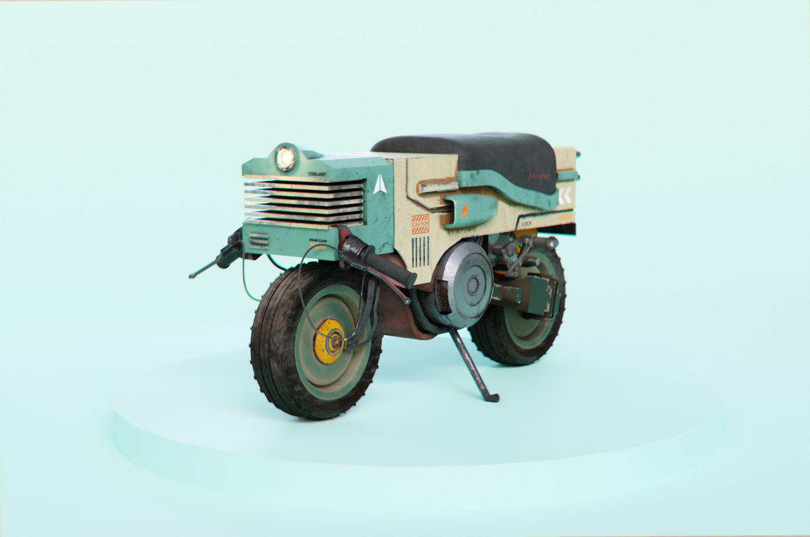 Cyberpunk Moped Vehicle 3D - TurboSquid 1993989
