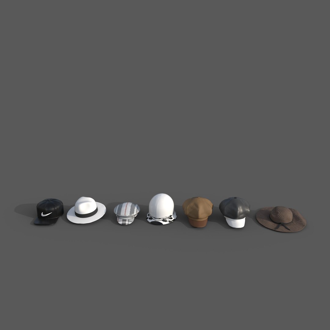 3D Hat Collection-01 - TurboSquid 2044417