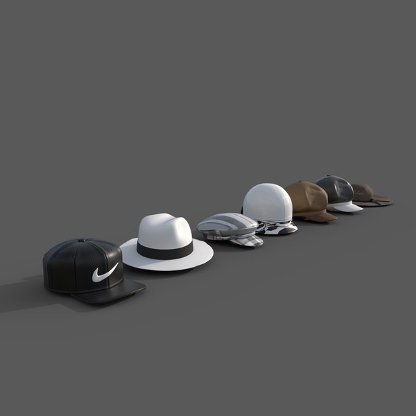 modelo 3d Hat collection-01 - TurboSquid 2044417