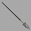 3d Old Worn French Polearm Model