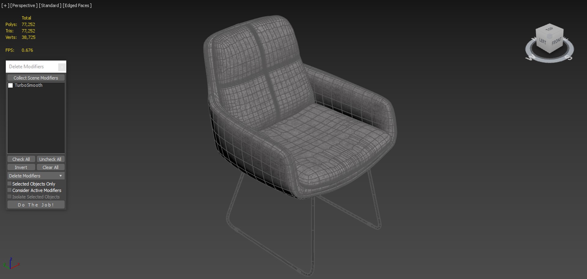 Paula 85202 Upholstered Arm Chair 3D Model - TurboSquid 2236793