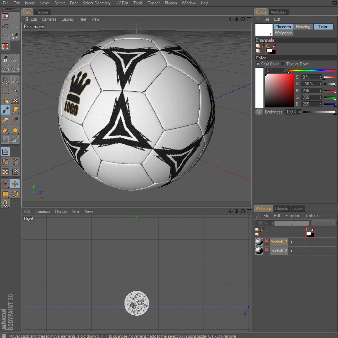 Football Soccer 3d Model