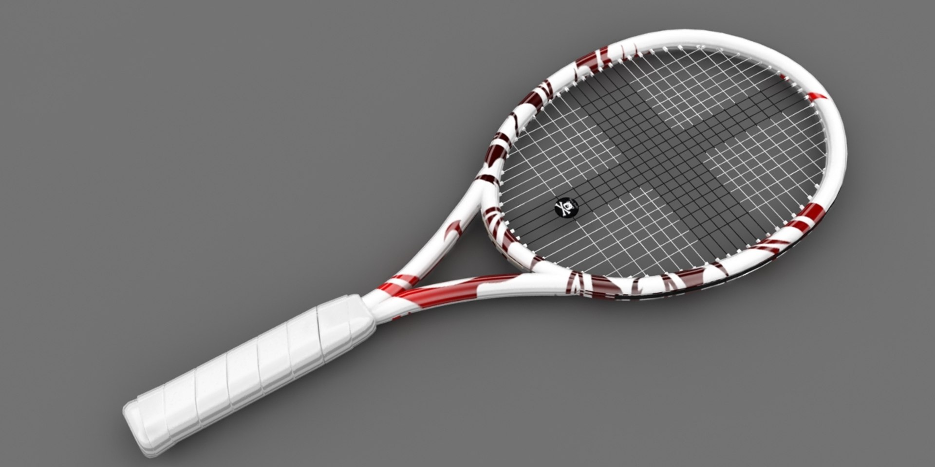 3d Model Custom Tennis Racket