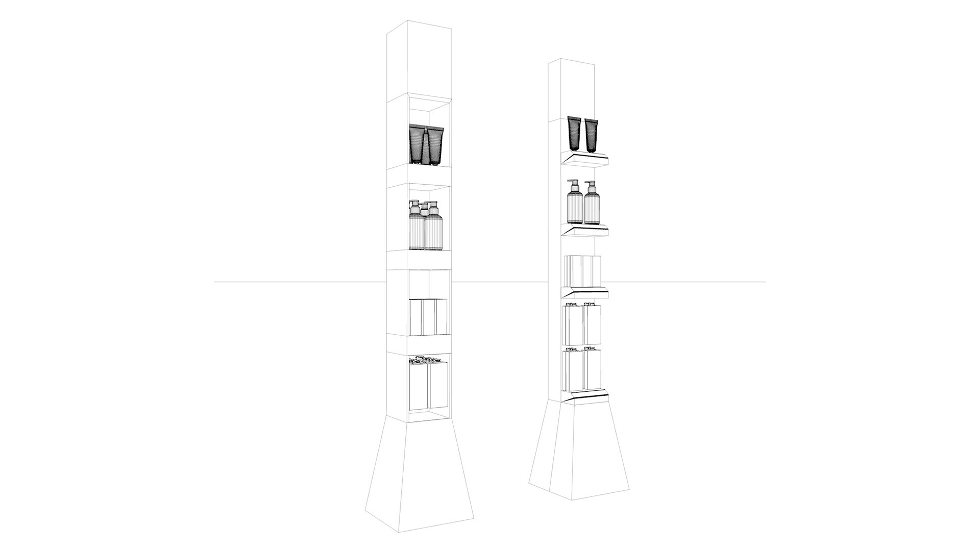 Retail Tower 3D Model - TurboSquid 1659134