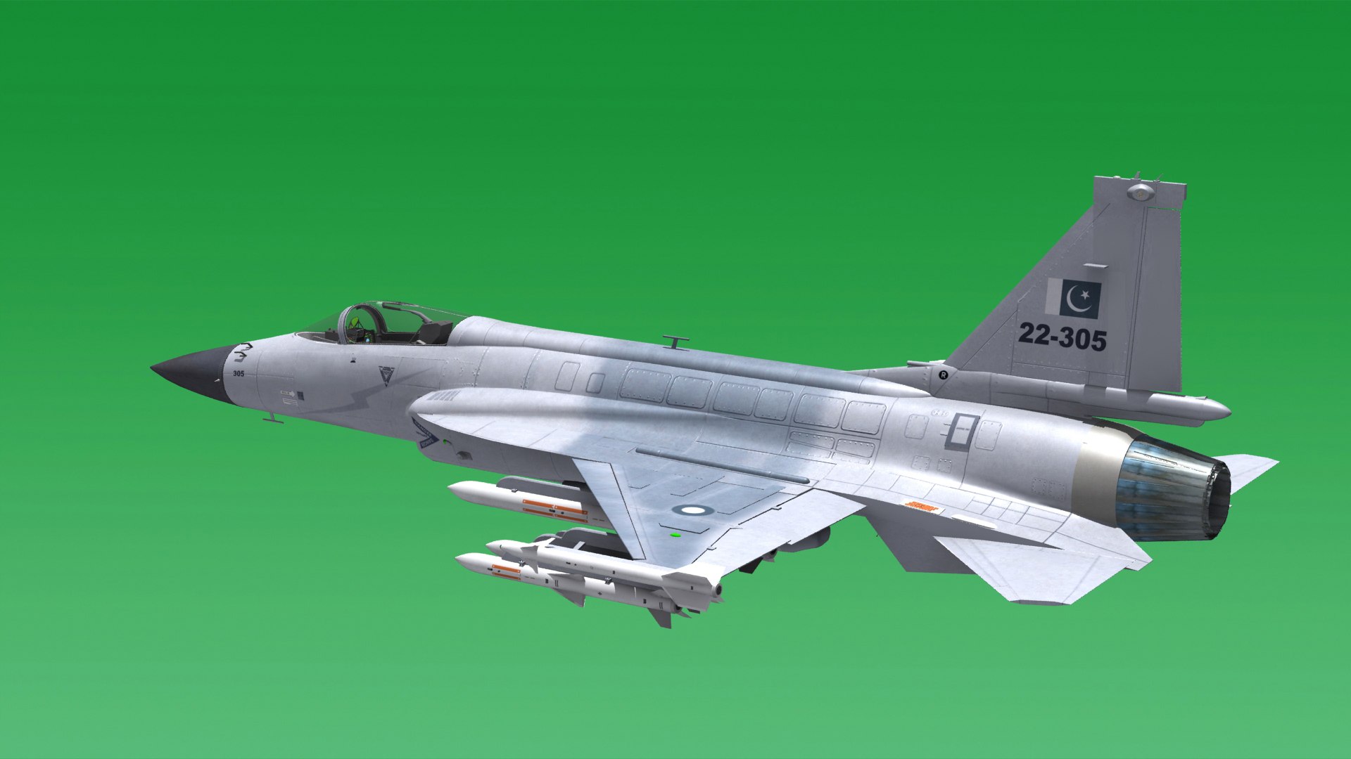 3D JF-17 Block 3 PAF Model - TurboSquid 2195482