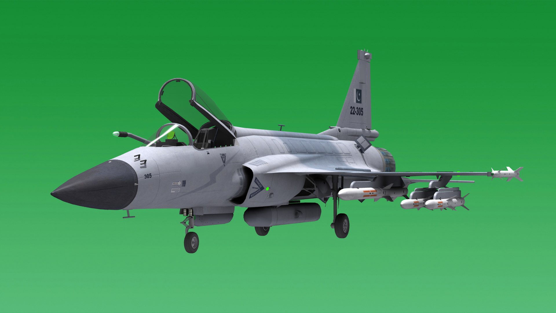 3D JF-17 Block 3 PAF Model - TurboSquid 2195482