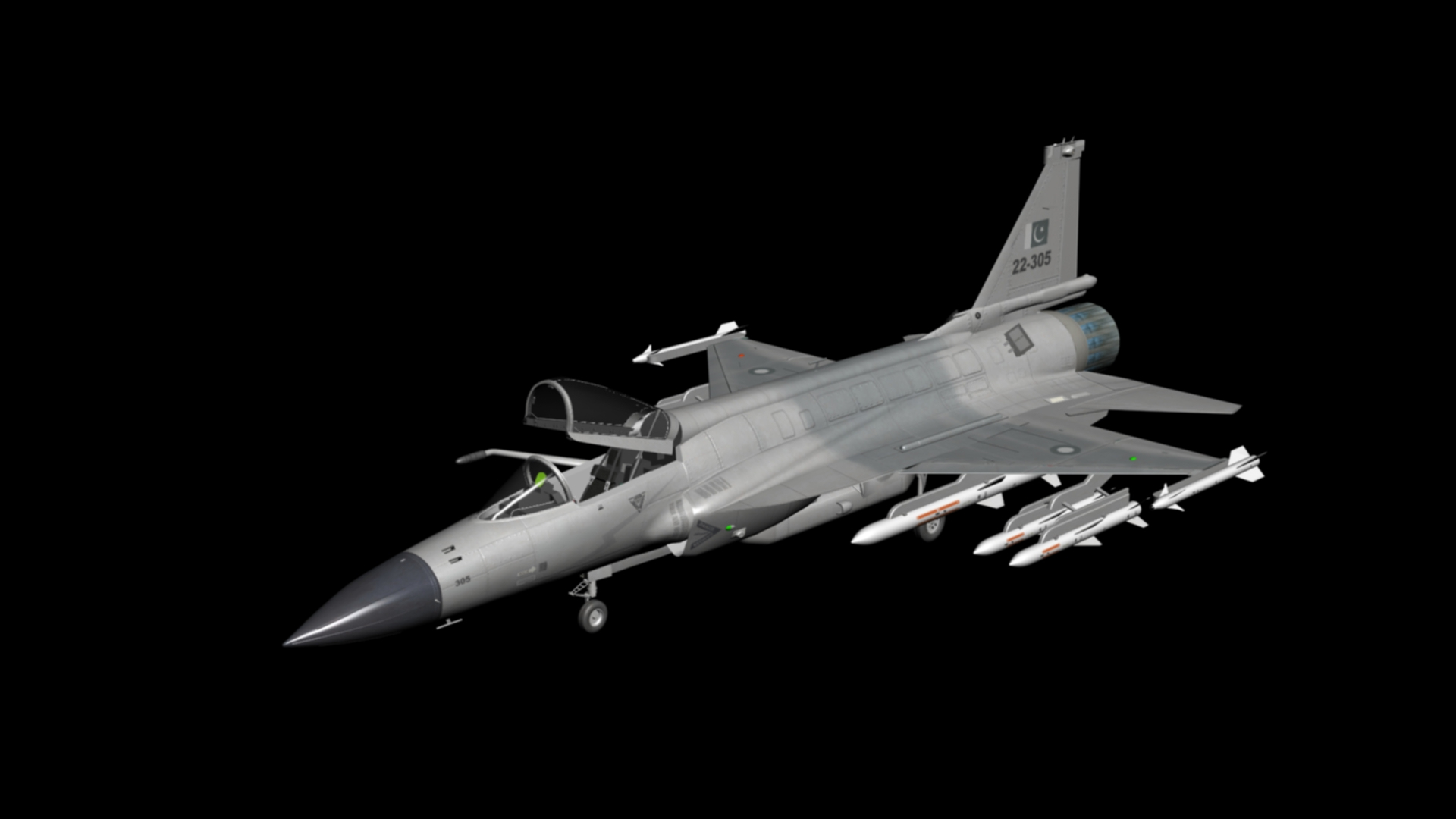3D JF-17 Block 3 PAF Model - TurboSquid 2195482
