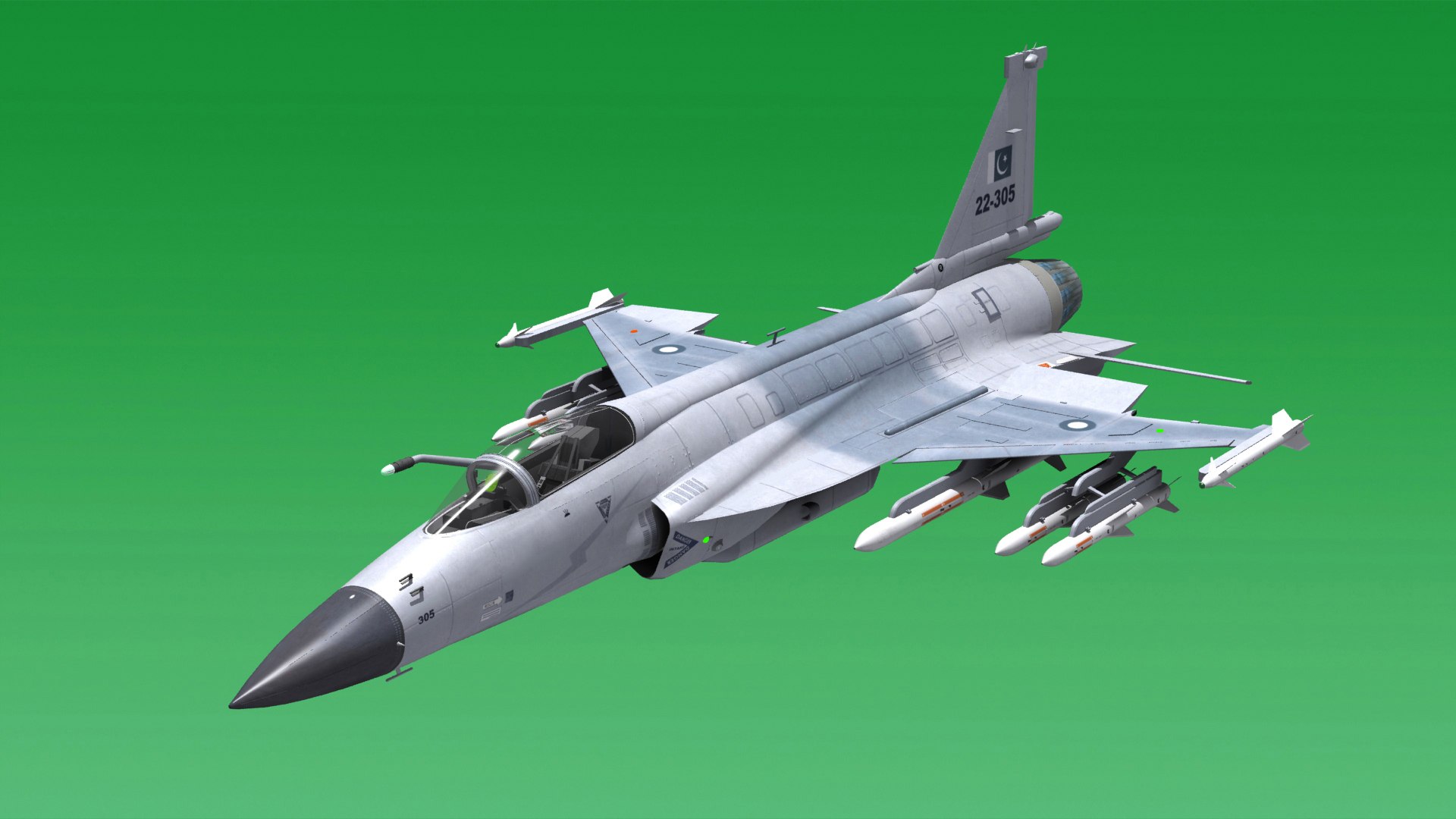 3D JF-17 Block 3 PAF Model - TurboSquid 2195482
