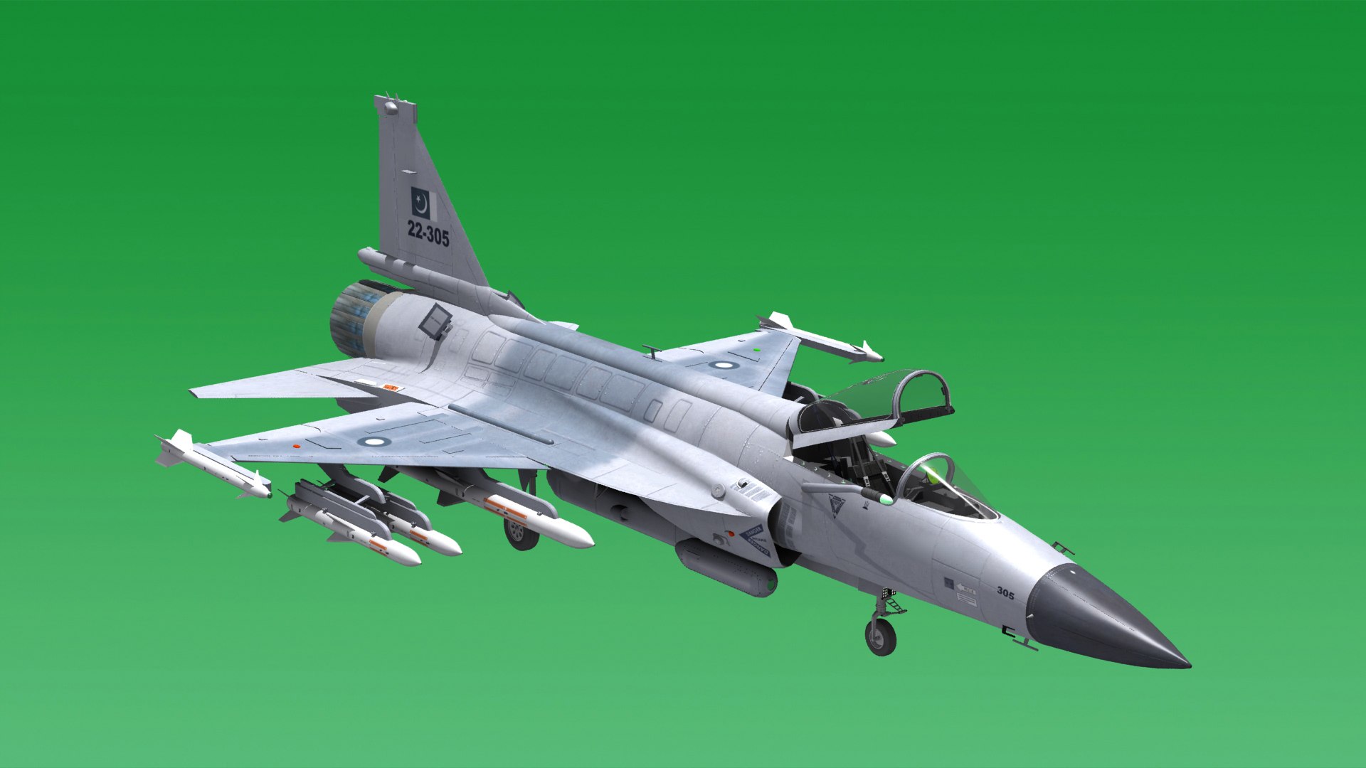 3D JF-17 Block 3 PAF Model - TurboSquid 2195482