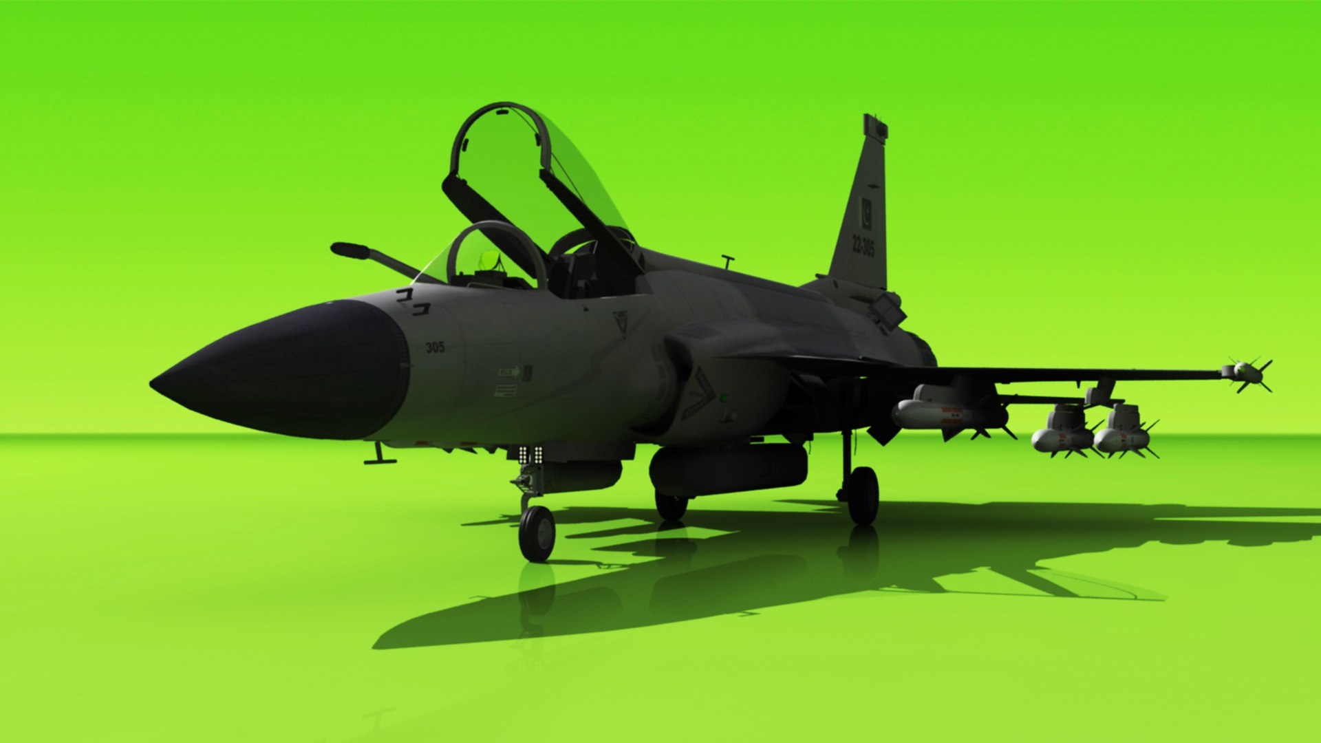 3D JF-17 Block 3 PAF Model - TurboSquid 2195482