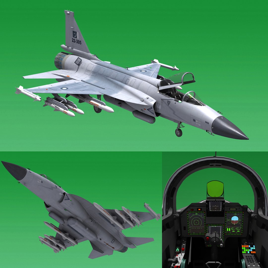 modelo 3d JF-17 Bloque 3 PAF - TurboSquid 2195482