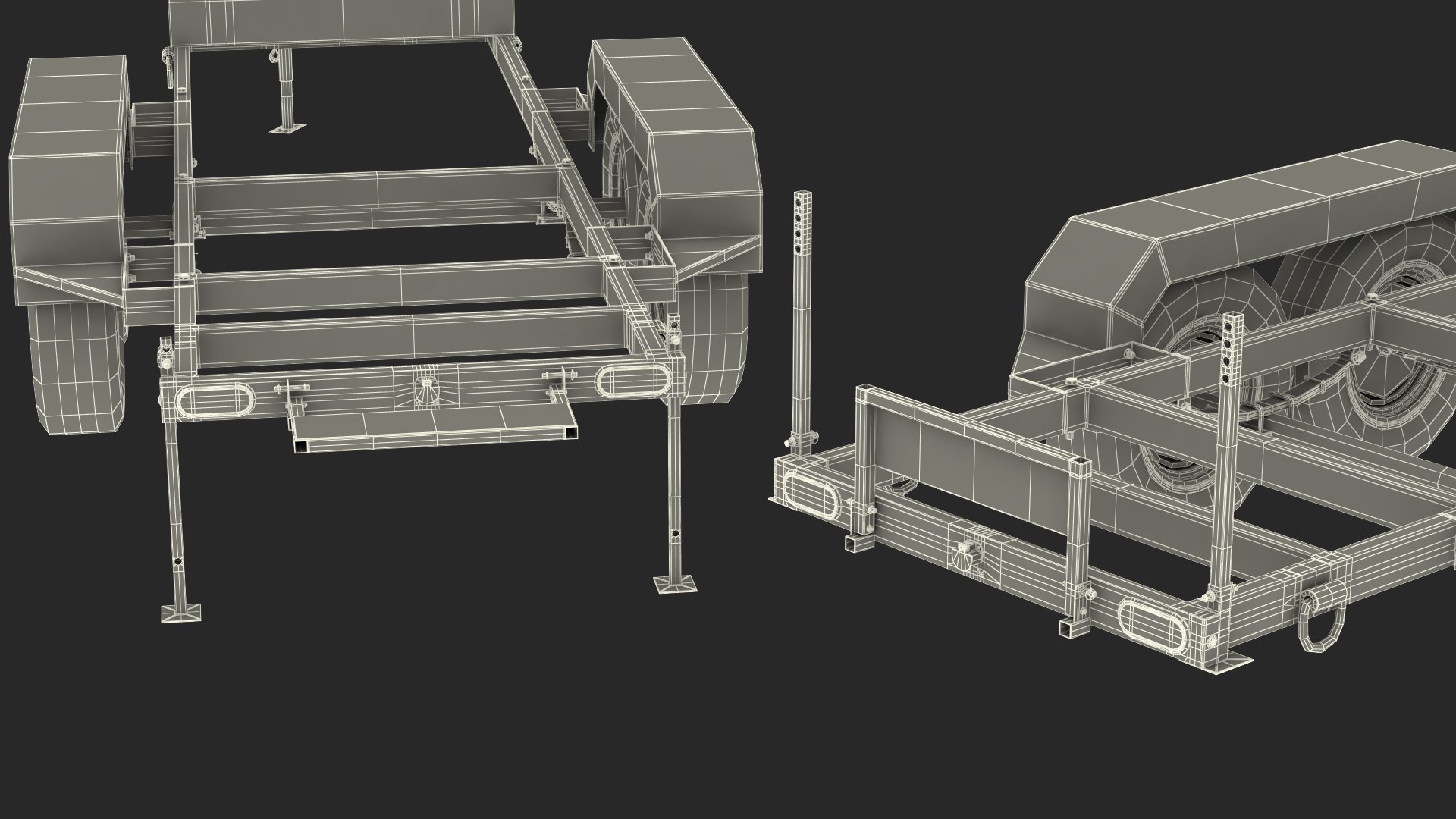 3D Heavy Duty 4 Wheel Model - TurboSquid 1601679