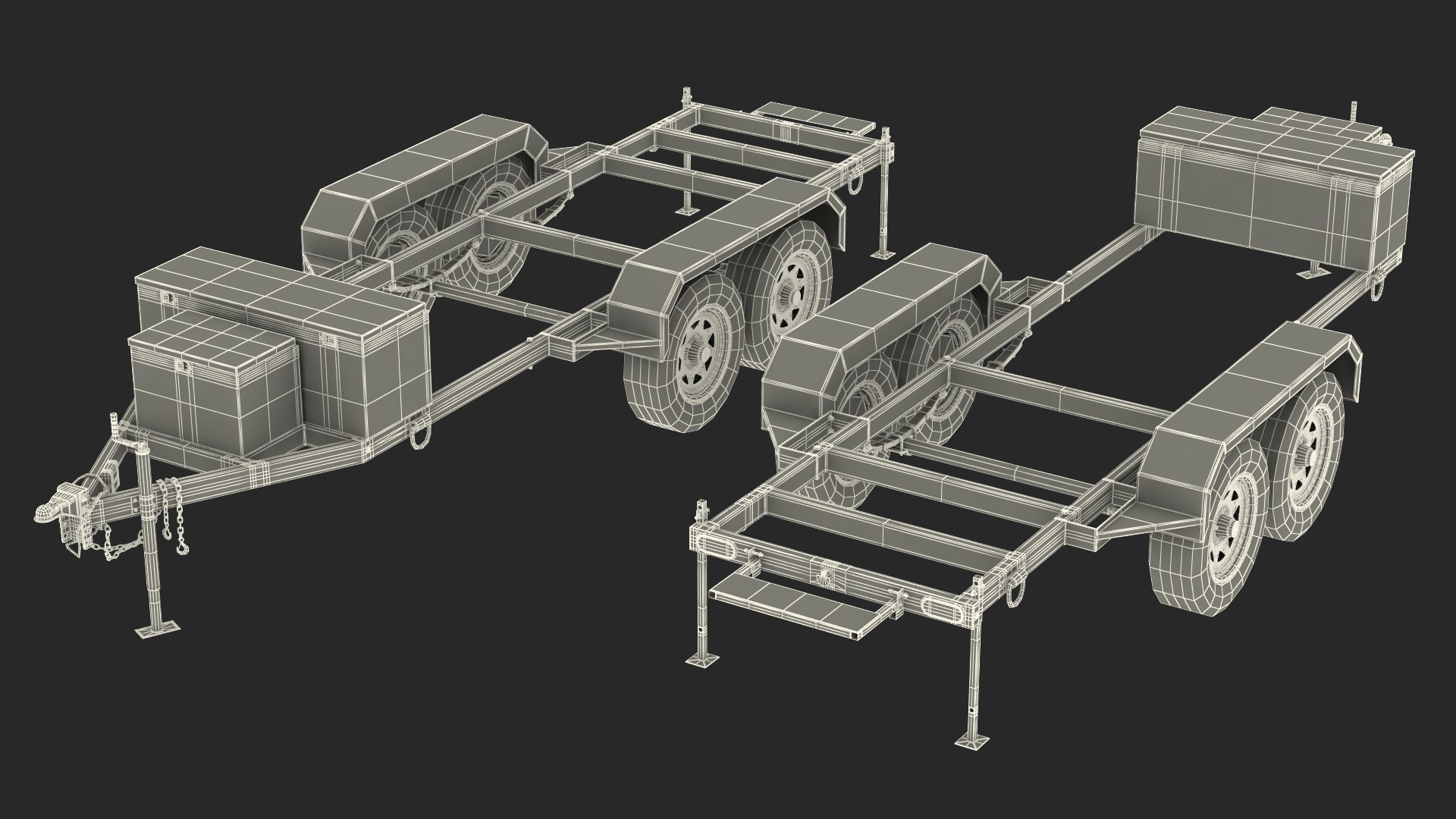 3D Heavy Duty 4 Wheel Model - TurboSquid 1601679