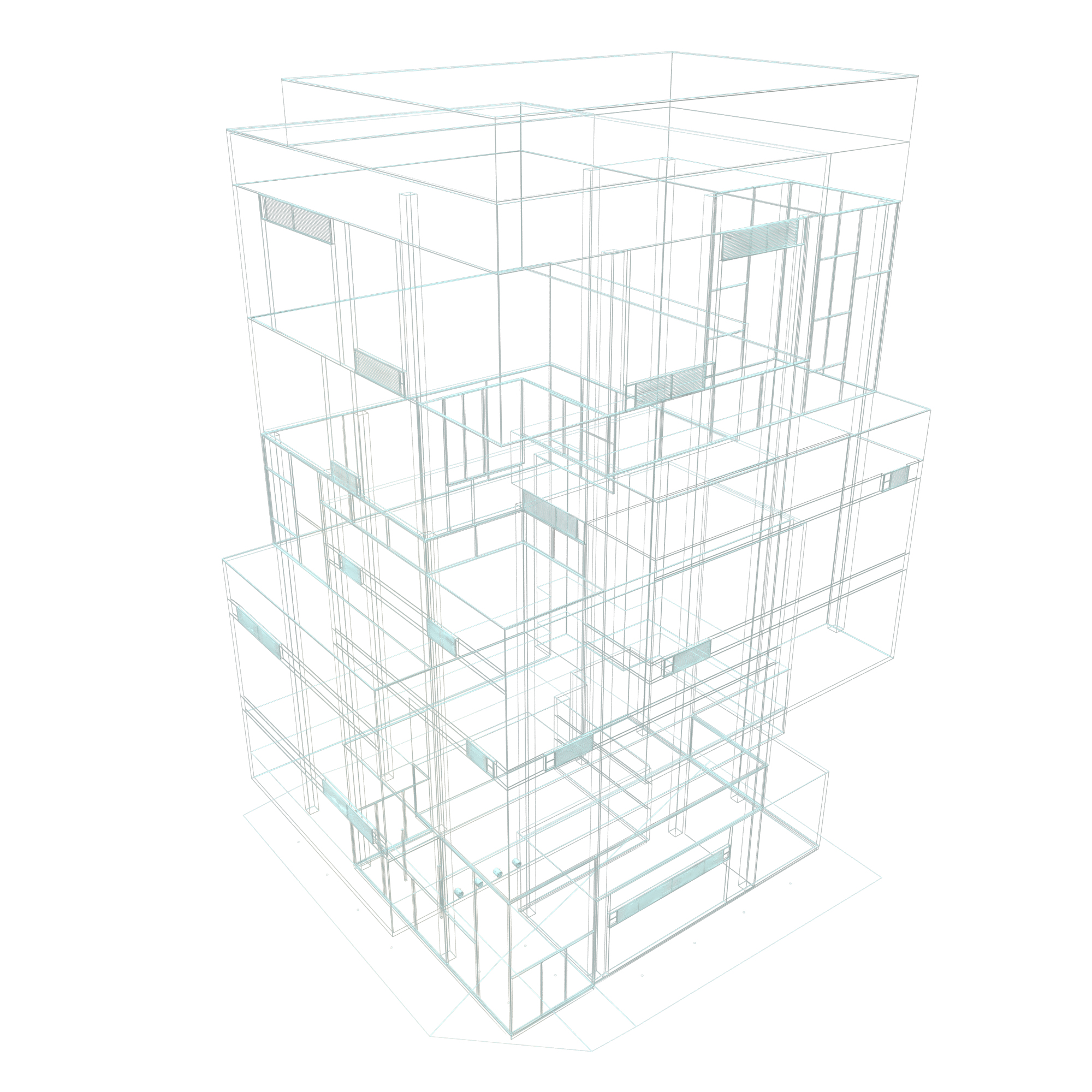 modelo 3d Edificio FTown - TurboSquid 1807887