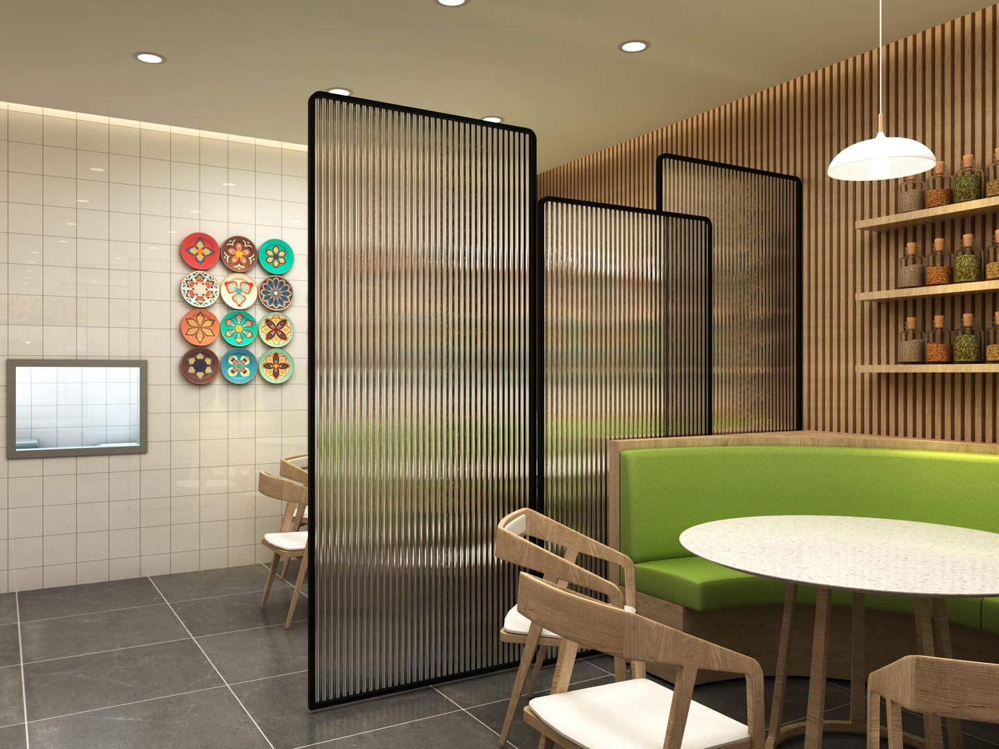 Fast Food Restaurant Model - TurboSquid 2520652
