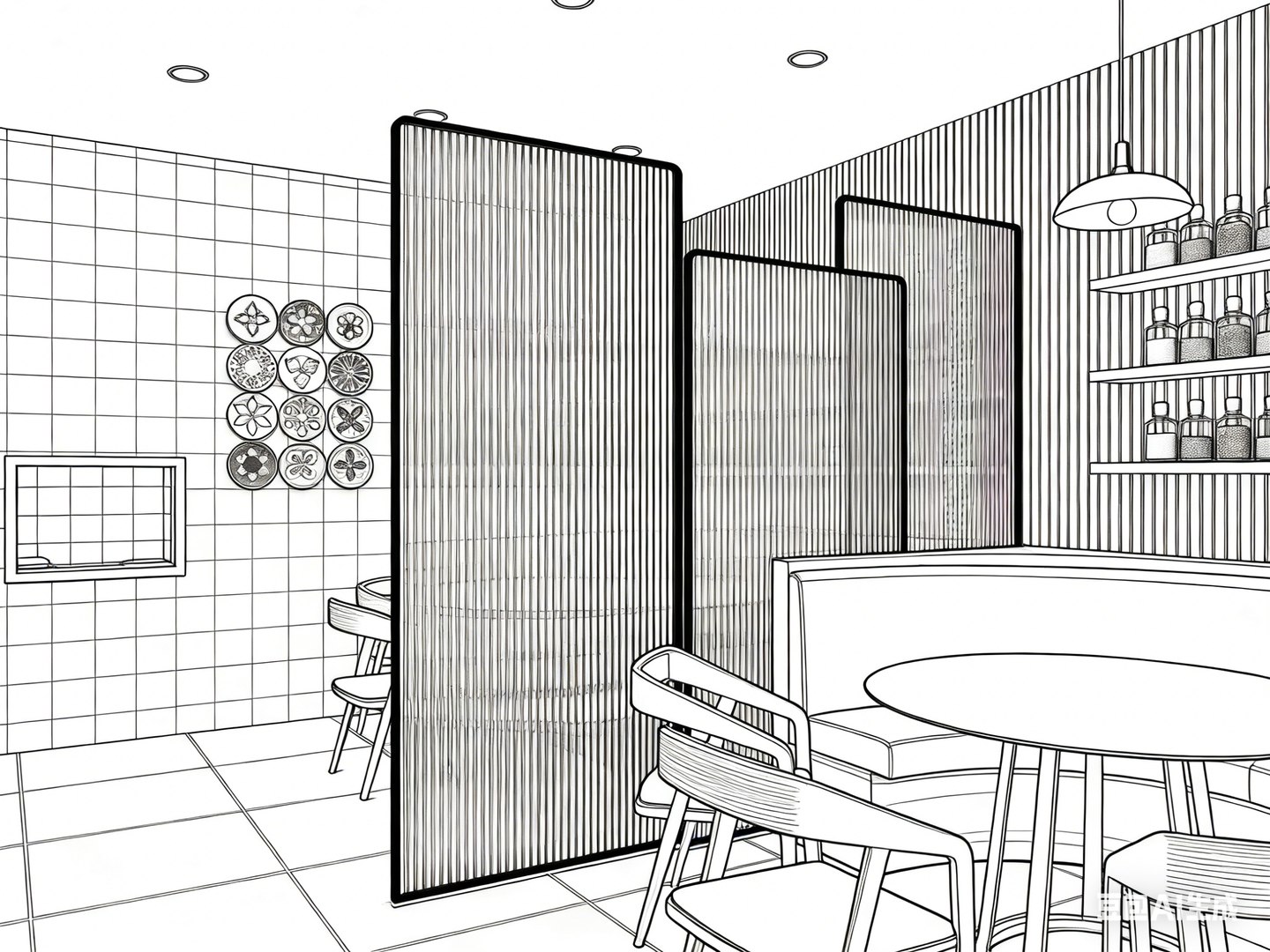 Fast Food Restaurant Model - TurboSquid 2520652