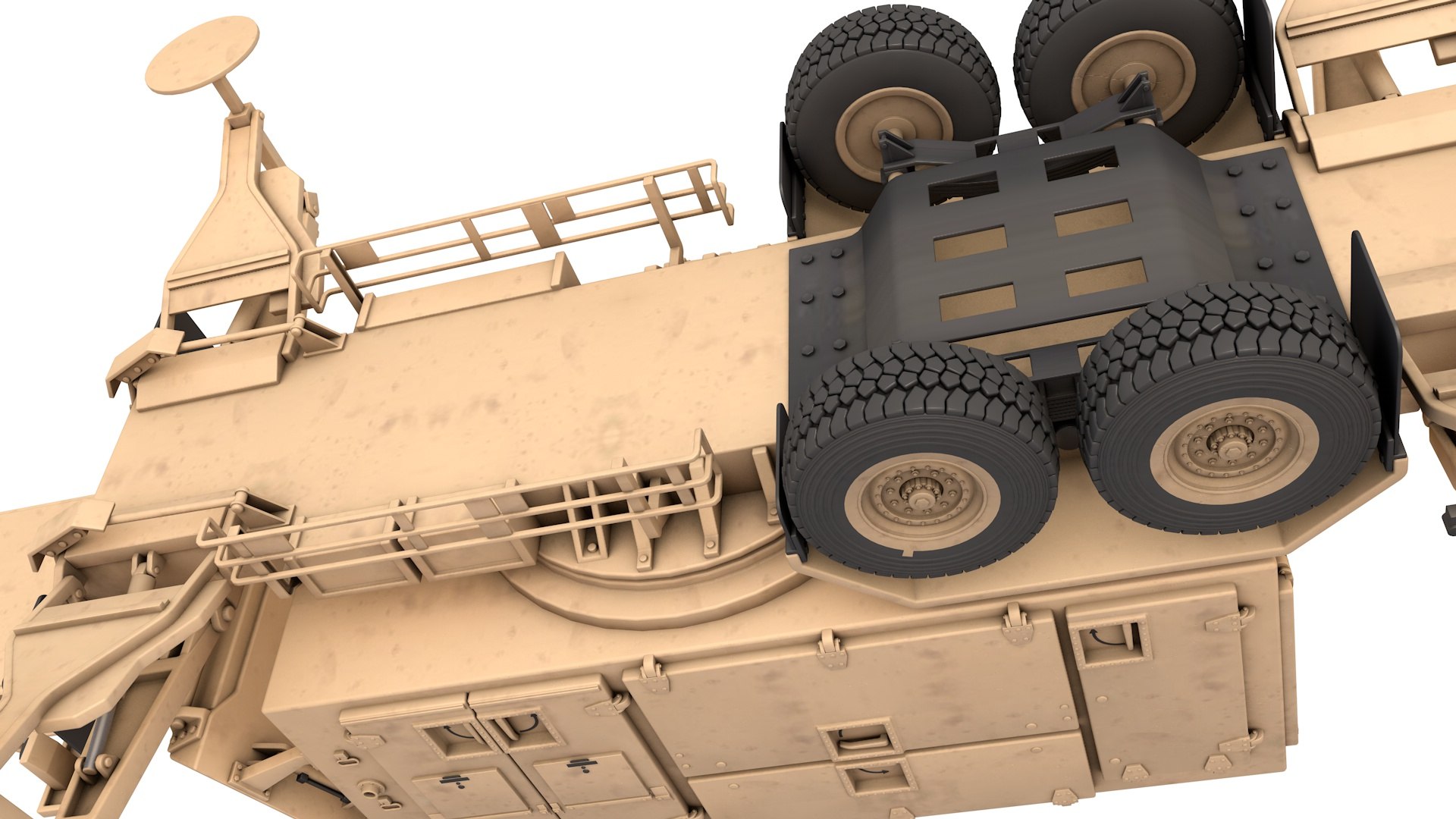 Patriot AN MPQ53 Radar Set Desert 3D model - TurboSquid 2077628
