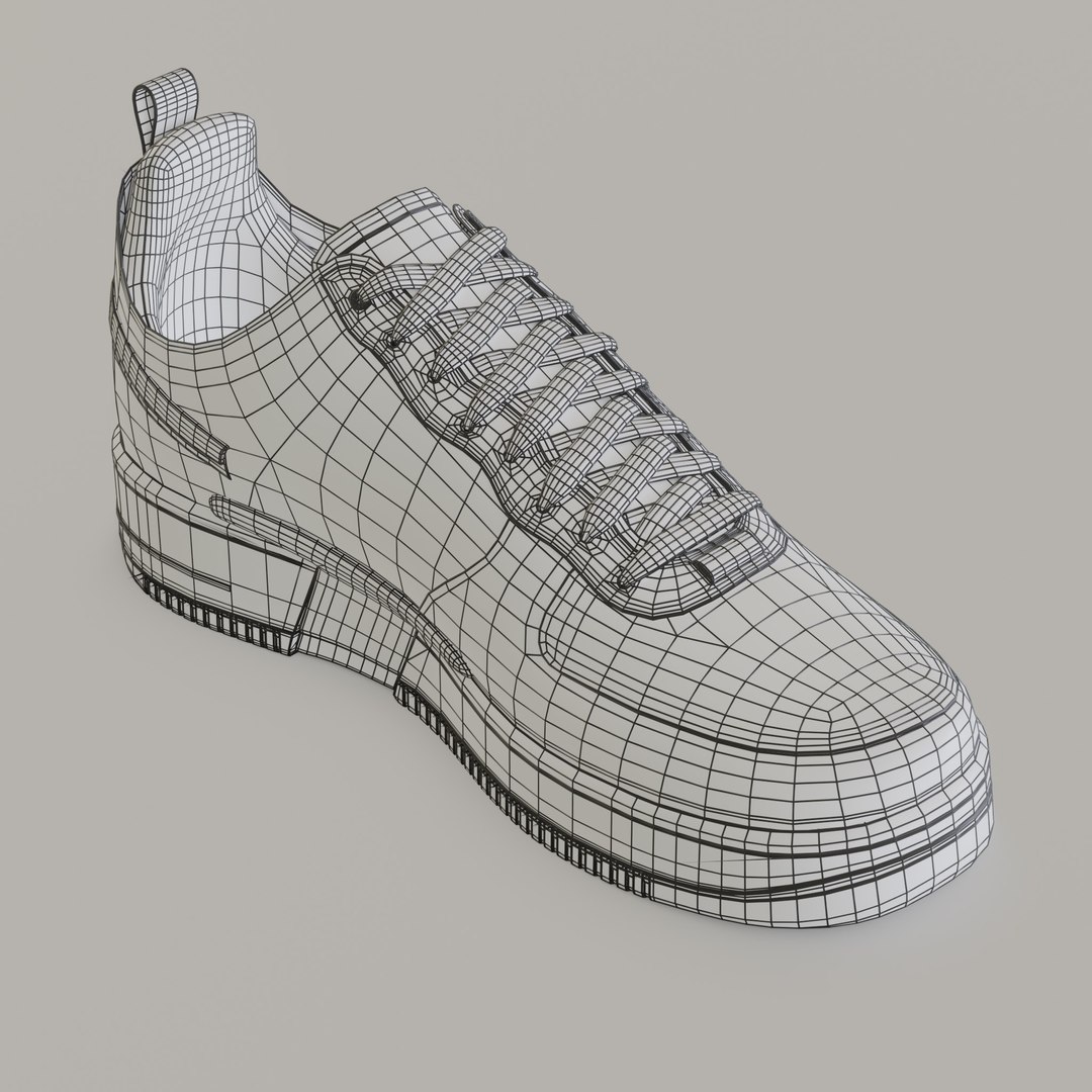 Nike Air Force React 3D model - TurboSquid 2129713