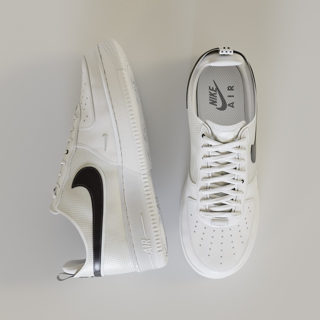 Nike Air Force React 3D model - TurboSquid 2129713