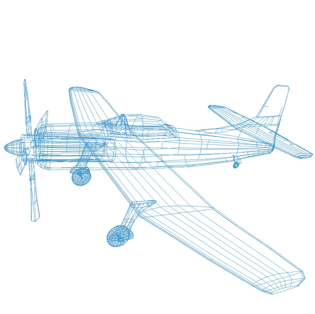 Fleetwings Plane 3d Model