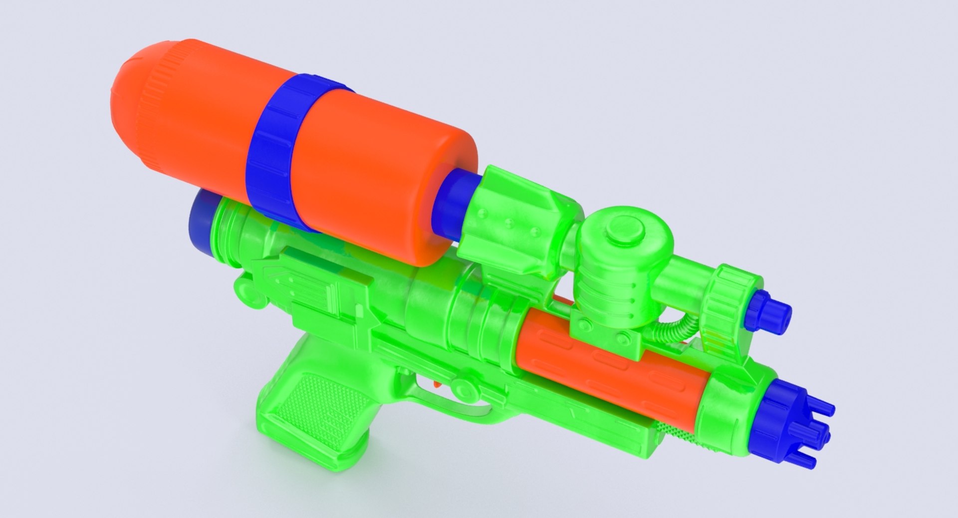 3d Water-gun-02---squirtgun-standing Model