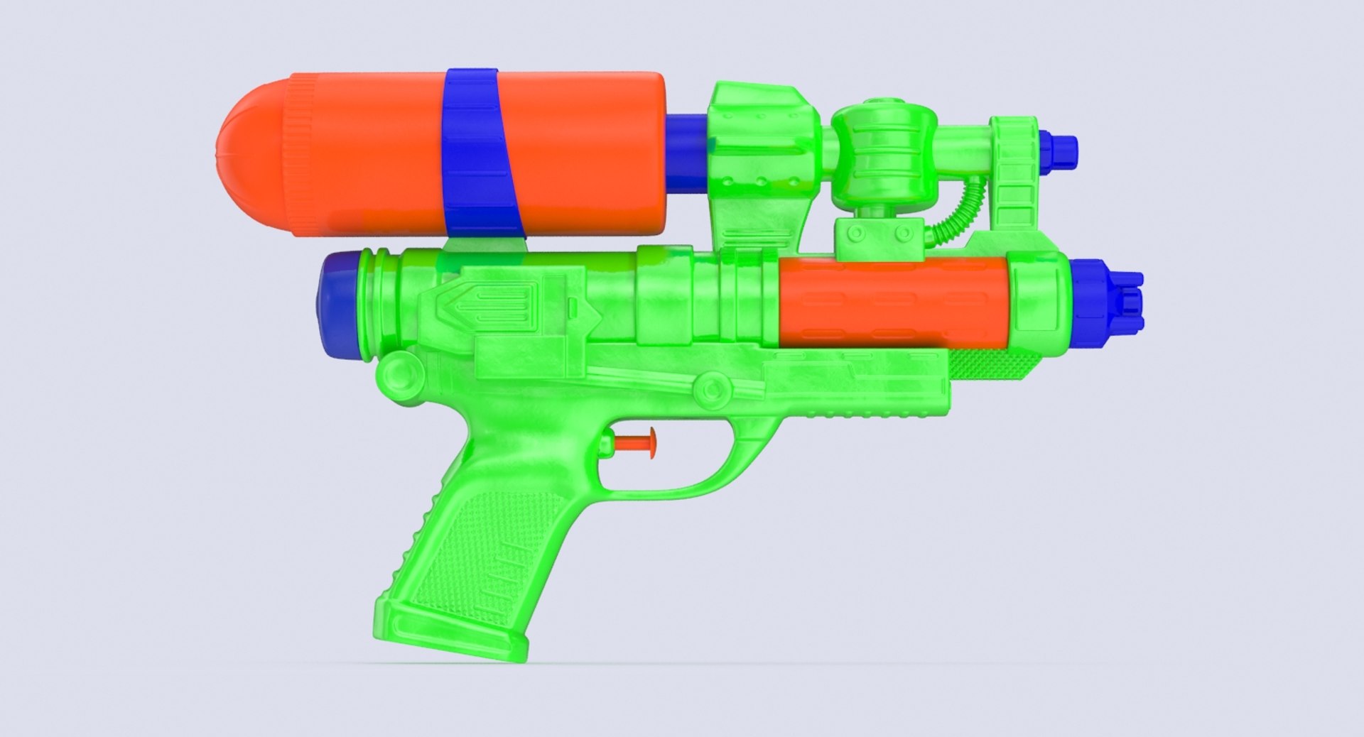 3d Water-gun-02---squirtgun-standing Model