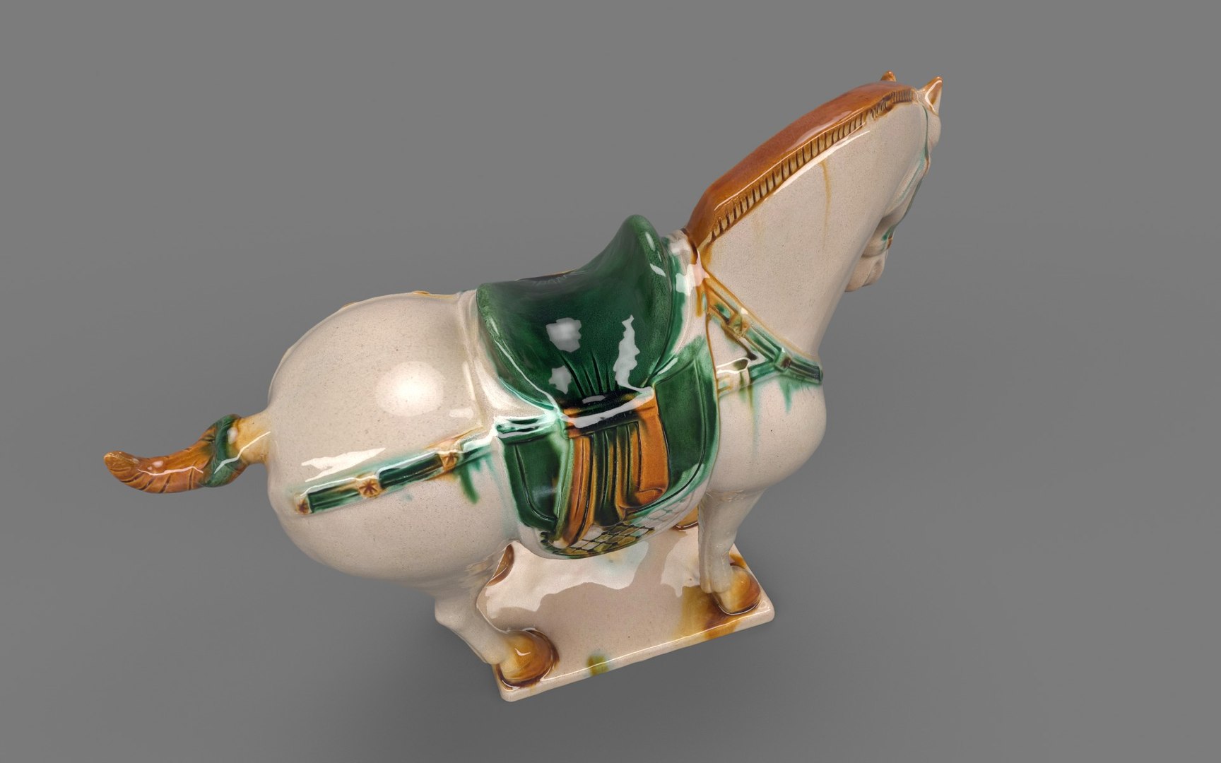Tang Sancai Ceramic Horse Model - TurboSquid 2035156