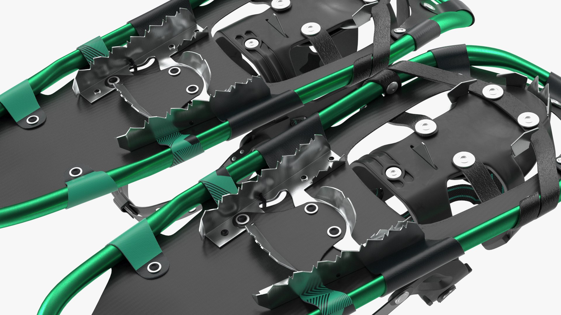 3D All Terrain Snow Shoes Green - TurboSquid 2146518