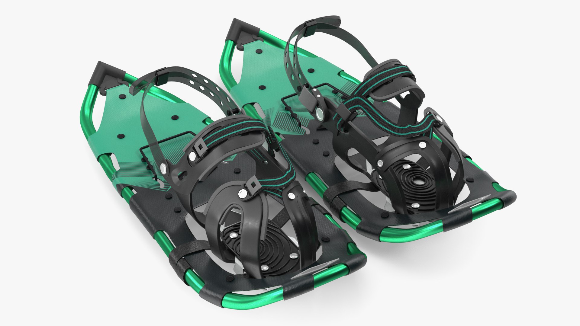 3D All Terrain Snow Shoes Green - TurboSquid 2146518