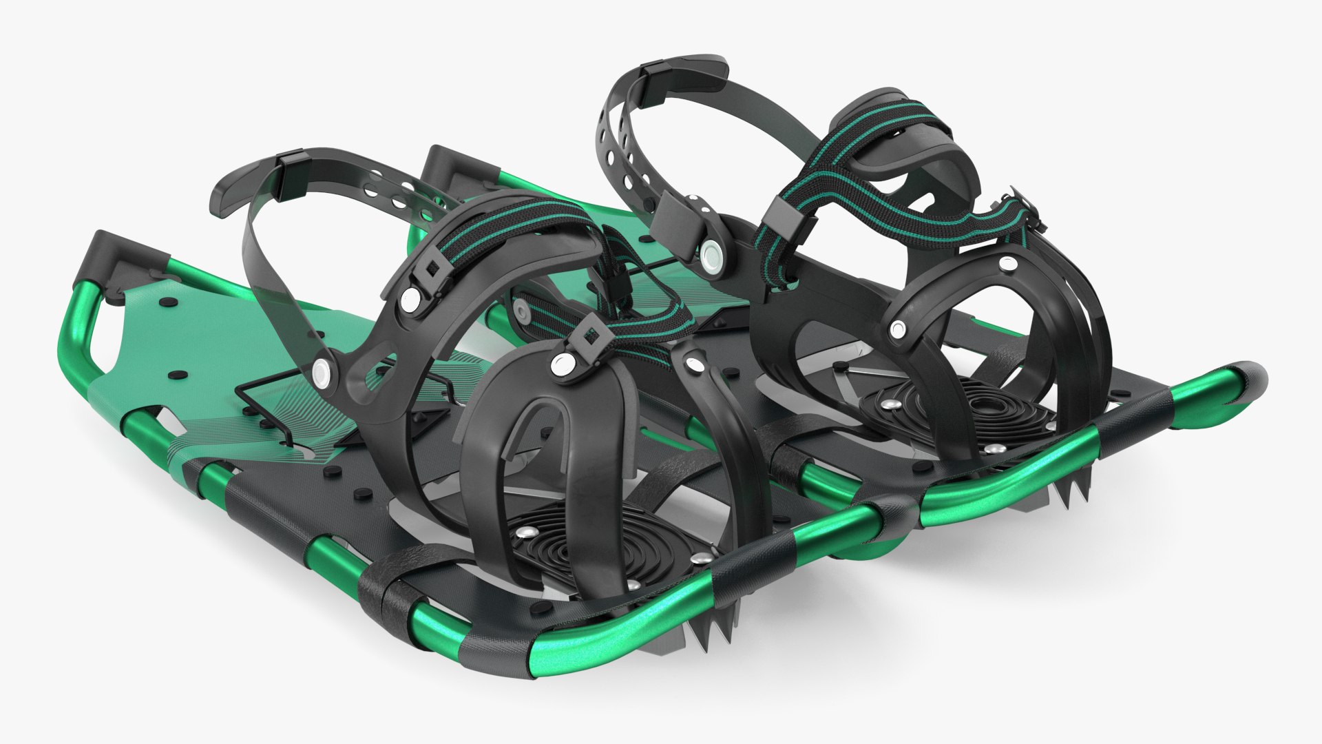 3D All Terrain Snow Shoes Green - TurboSquid 2146518