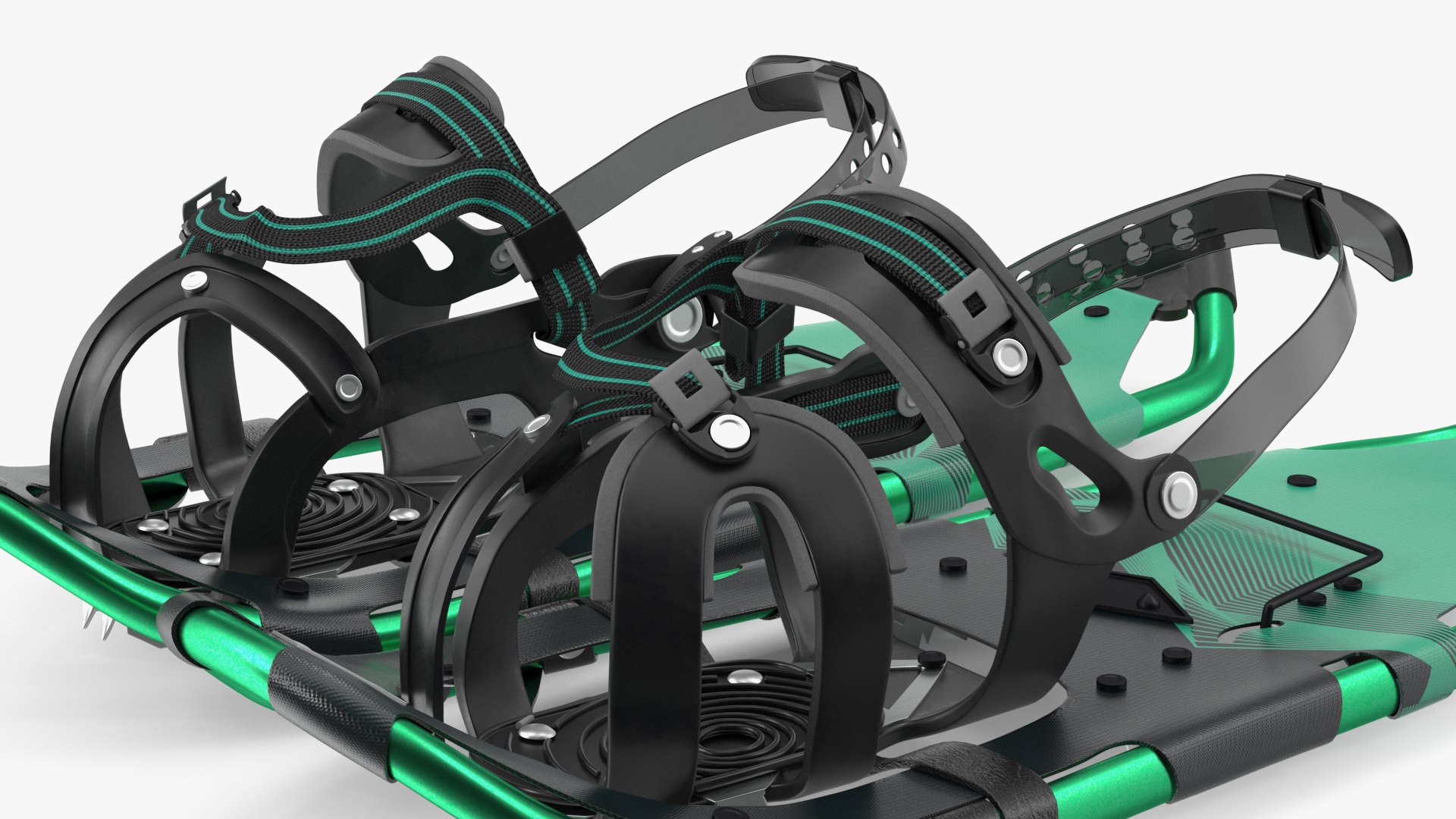 3D All Terrain Snow Shoes Green - TurboSquid 2146518