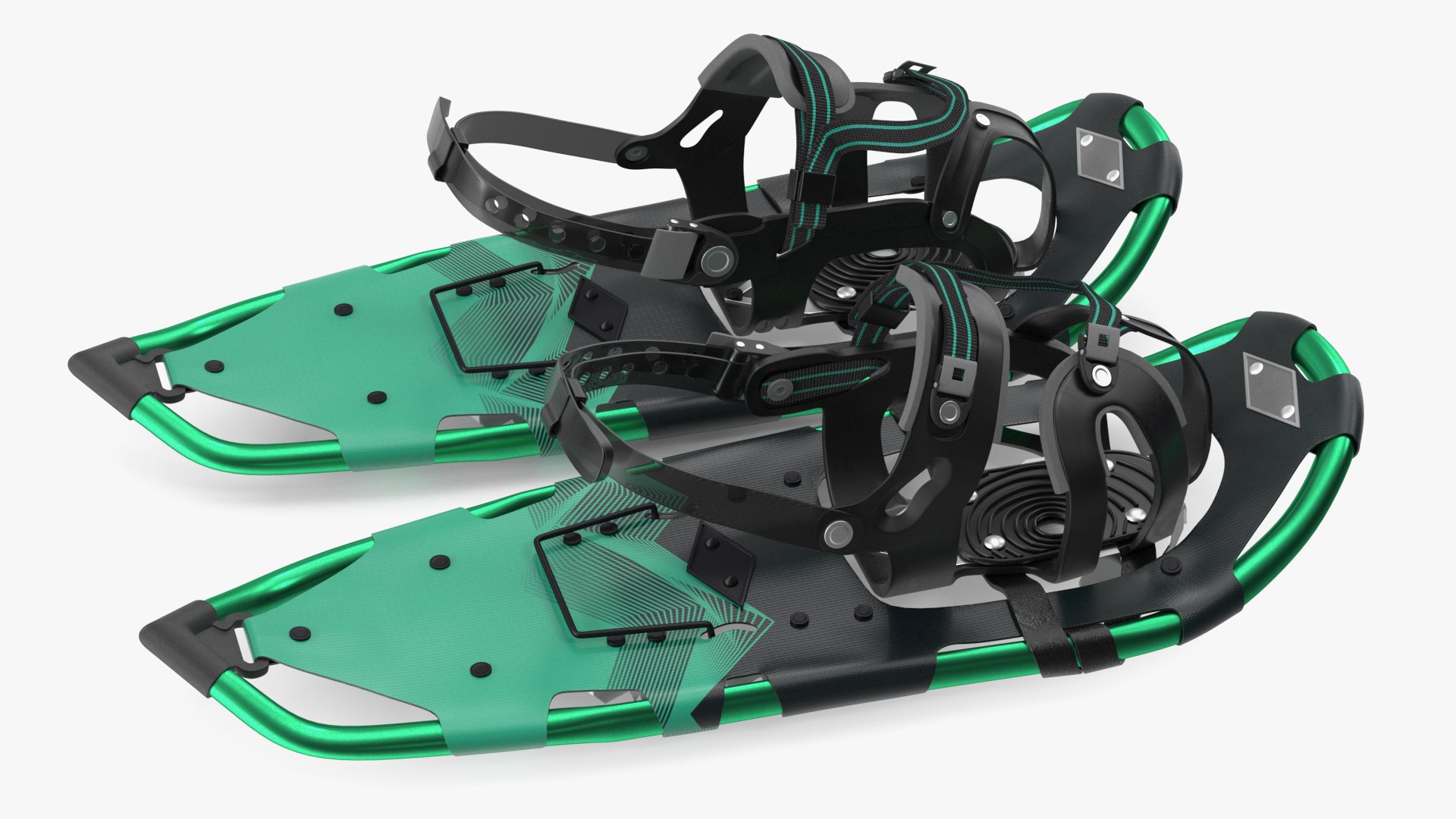 3D All Terrain Snow Shoes Green - TurboSquid 2146518