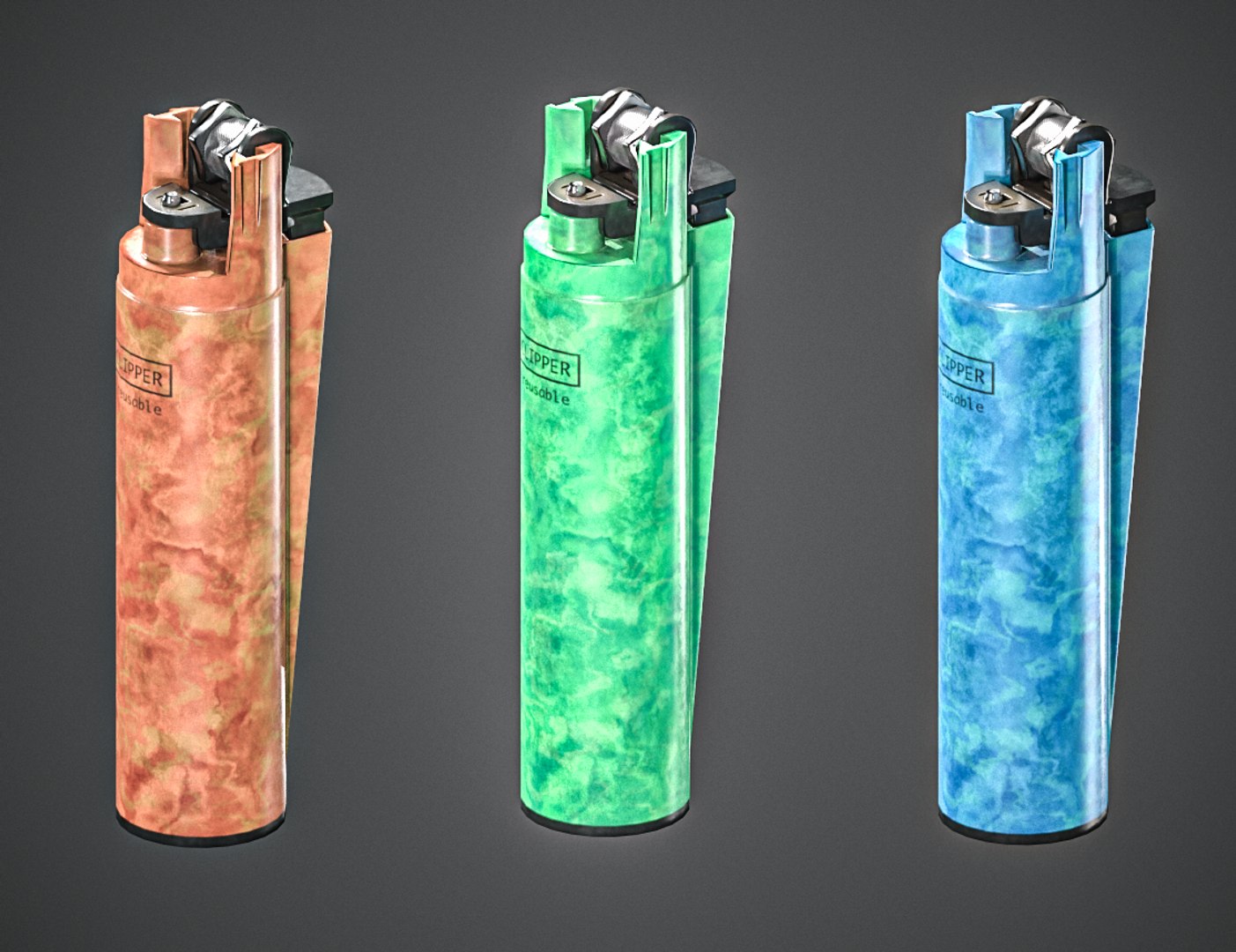 3D Lighter - TurboSquid 2044720