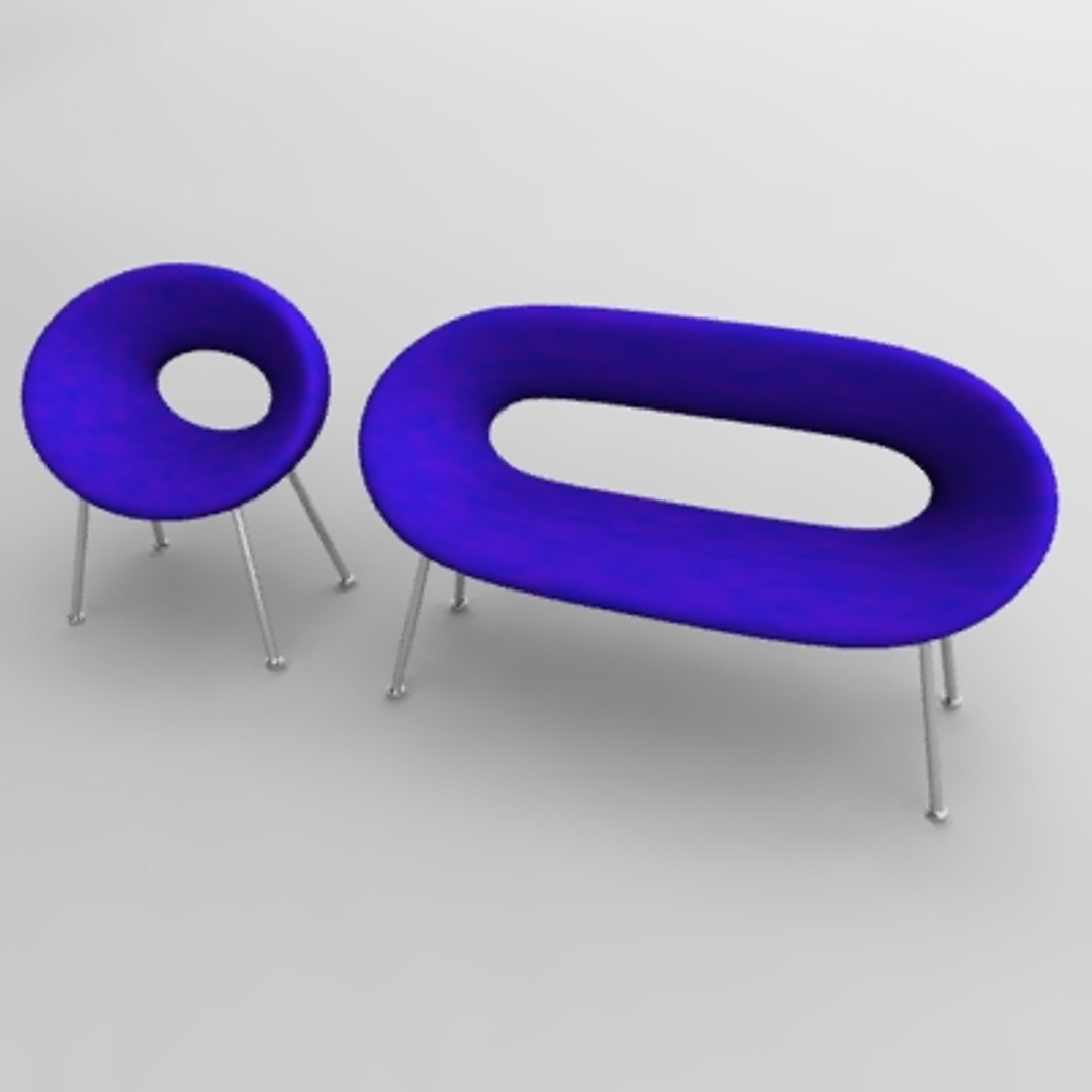 3d couch set model