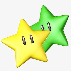 3D Mario Star Models - Browse & Download Formats - TurboSquid