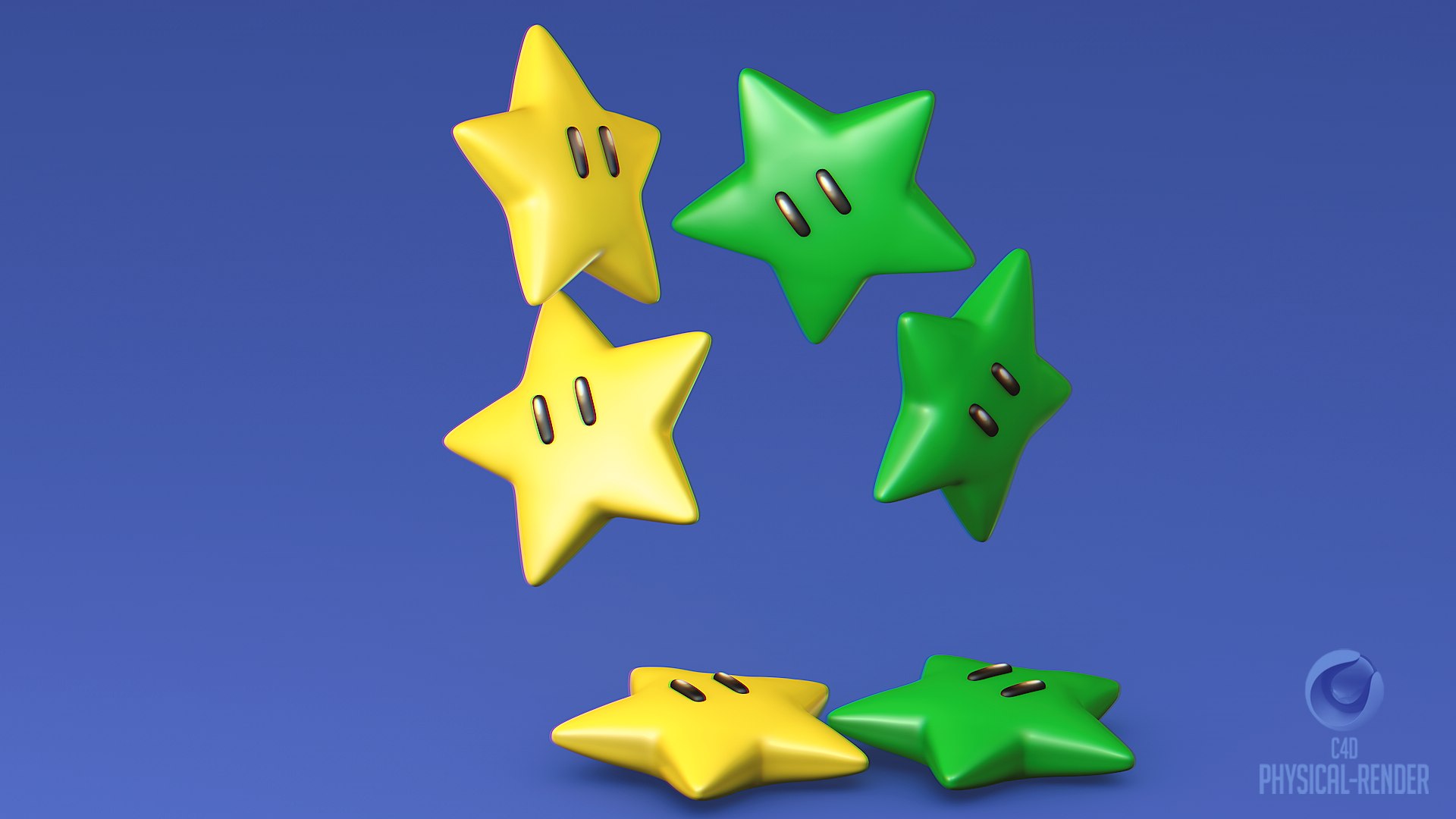 Super mario star 3D model - TurboSquid 1474266