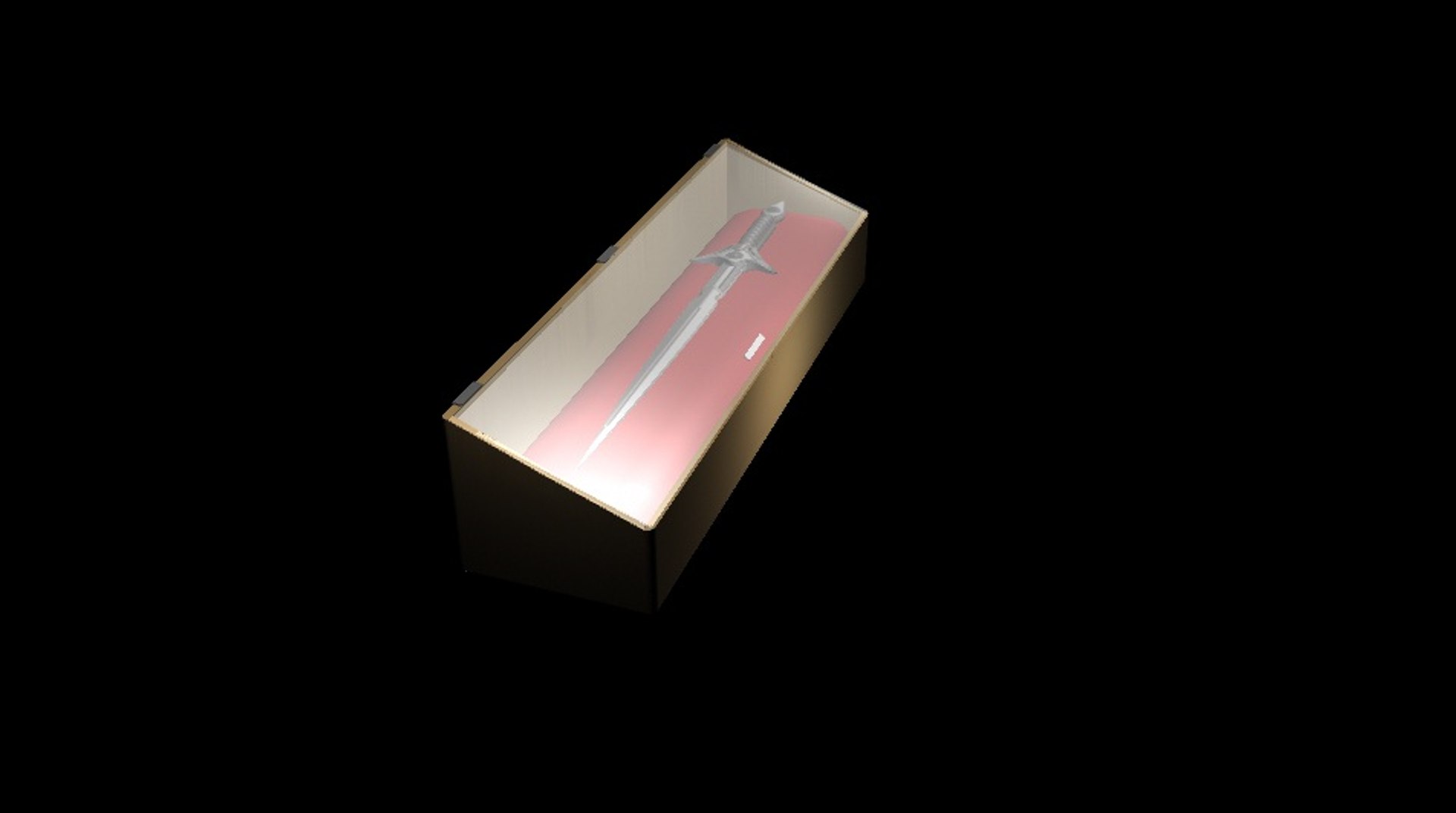 3d model of sword weapon