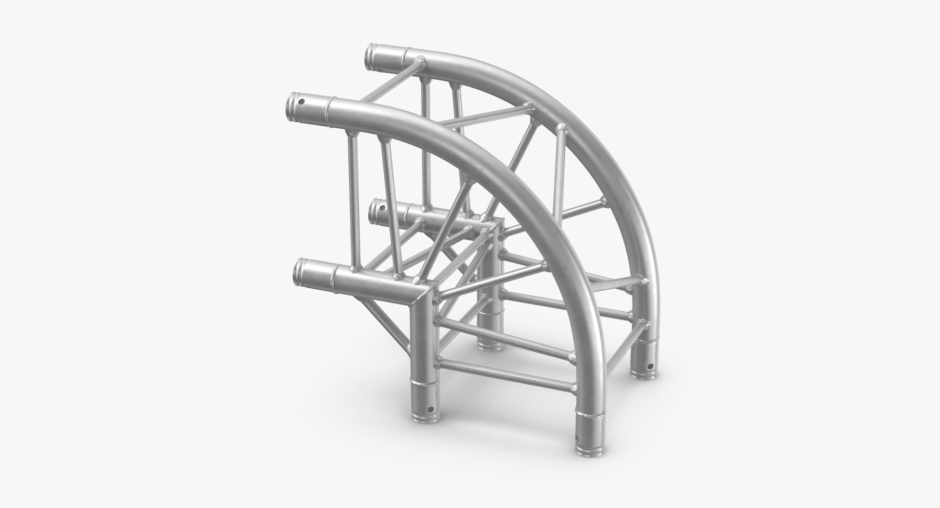 Stage Truss Corner Curved 3D Model - TurboSquid 1220925