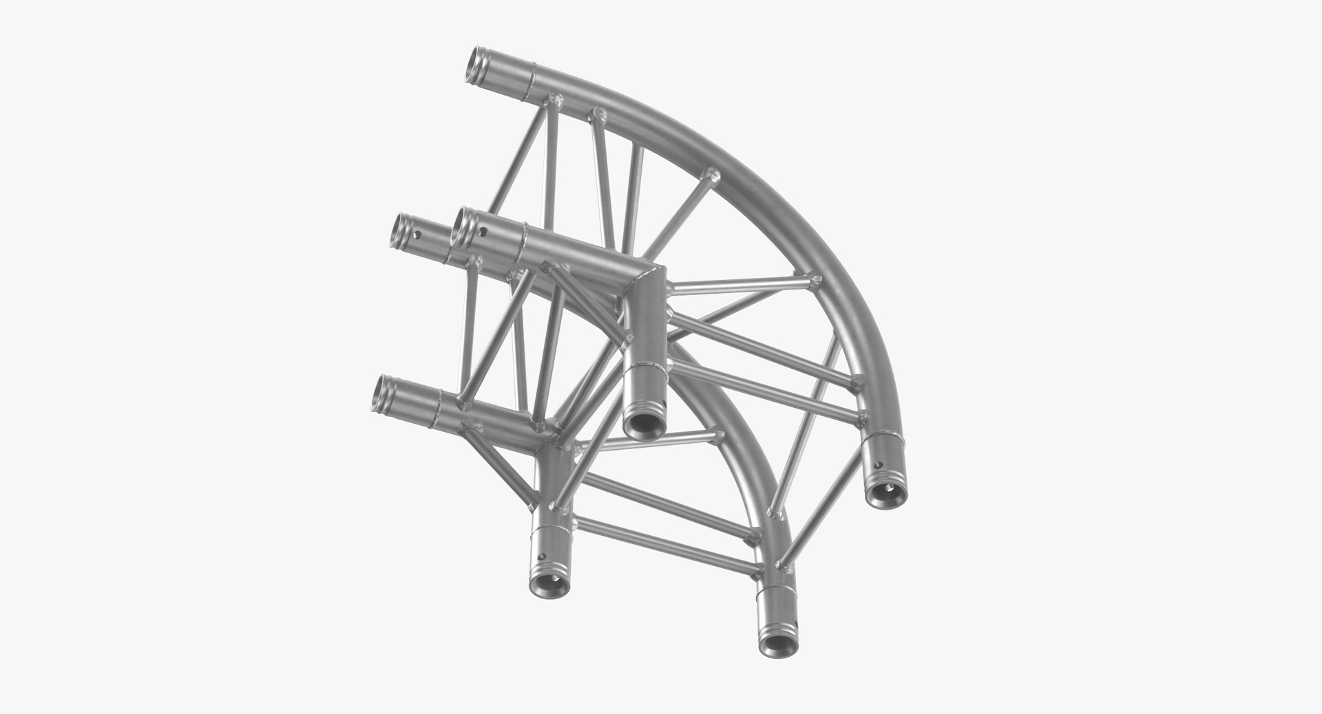 Stage Truss Corner Curved 3D Model - TurboSquid 1220925