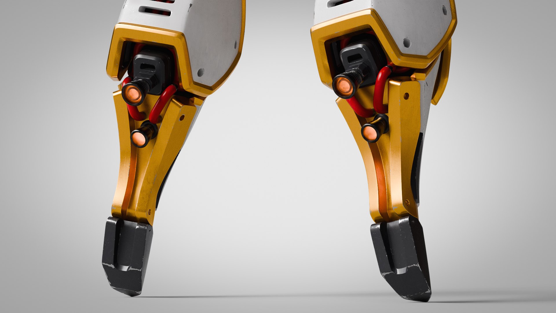 Mech White 3D Model - TurboSquid 2193732