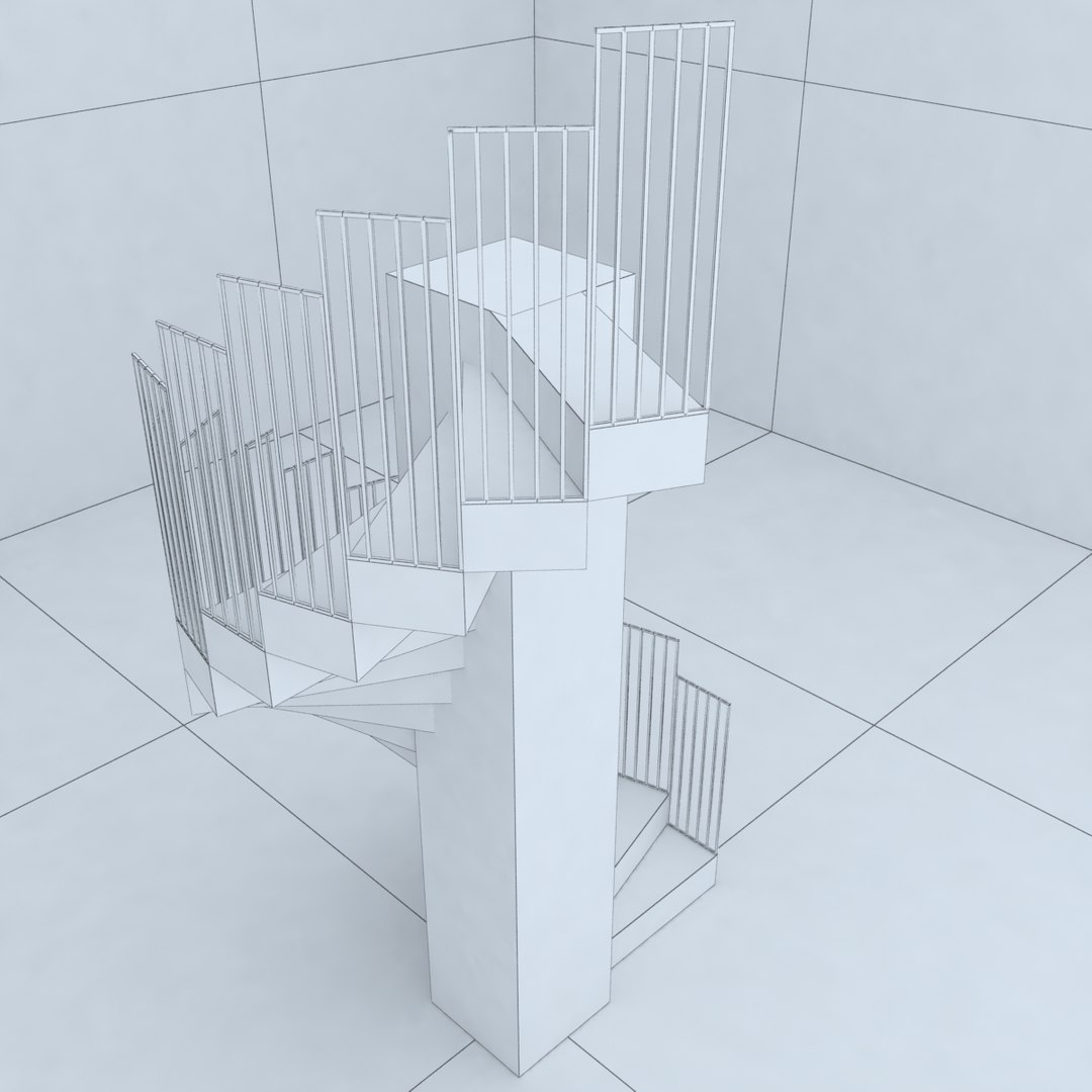 3d stairs architectural design
