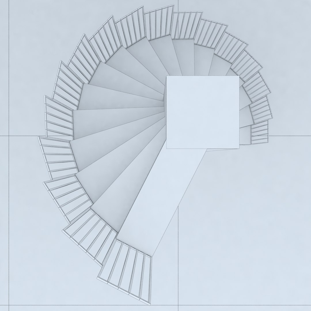 3d stairs architectural design