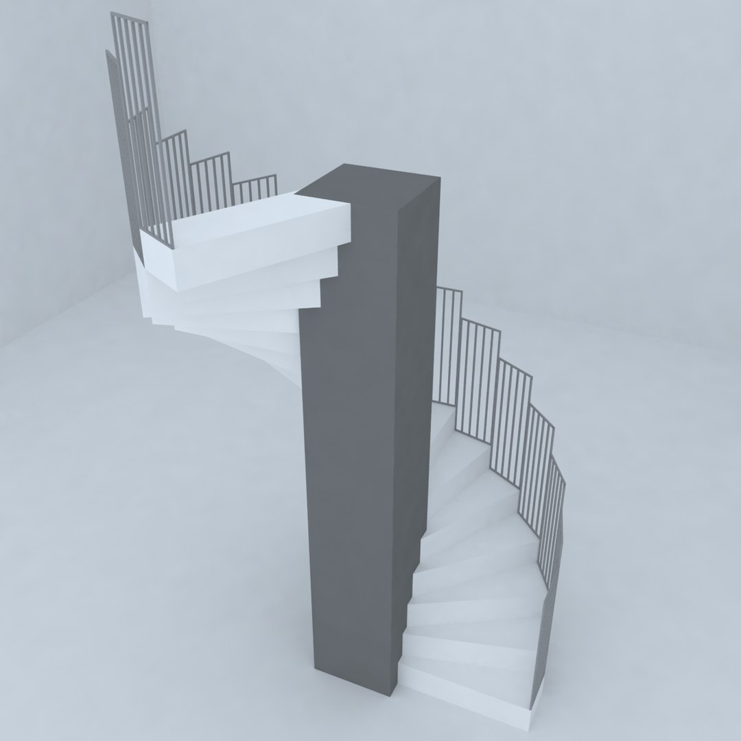 3d stairs architectural design