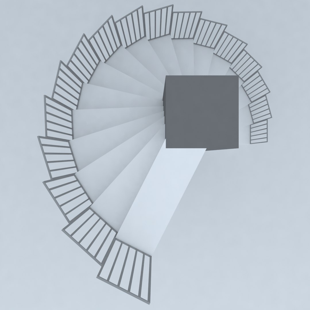 3d stairs architectural design