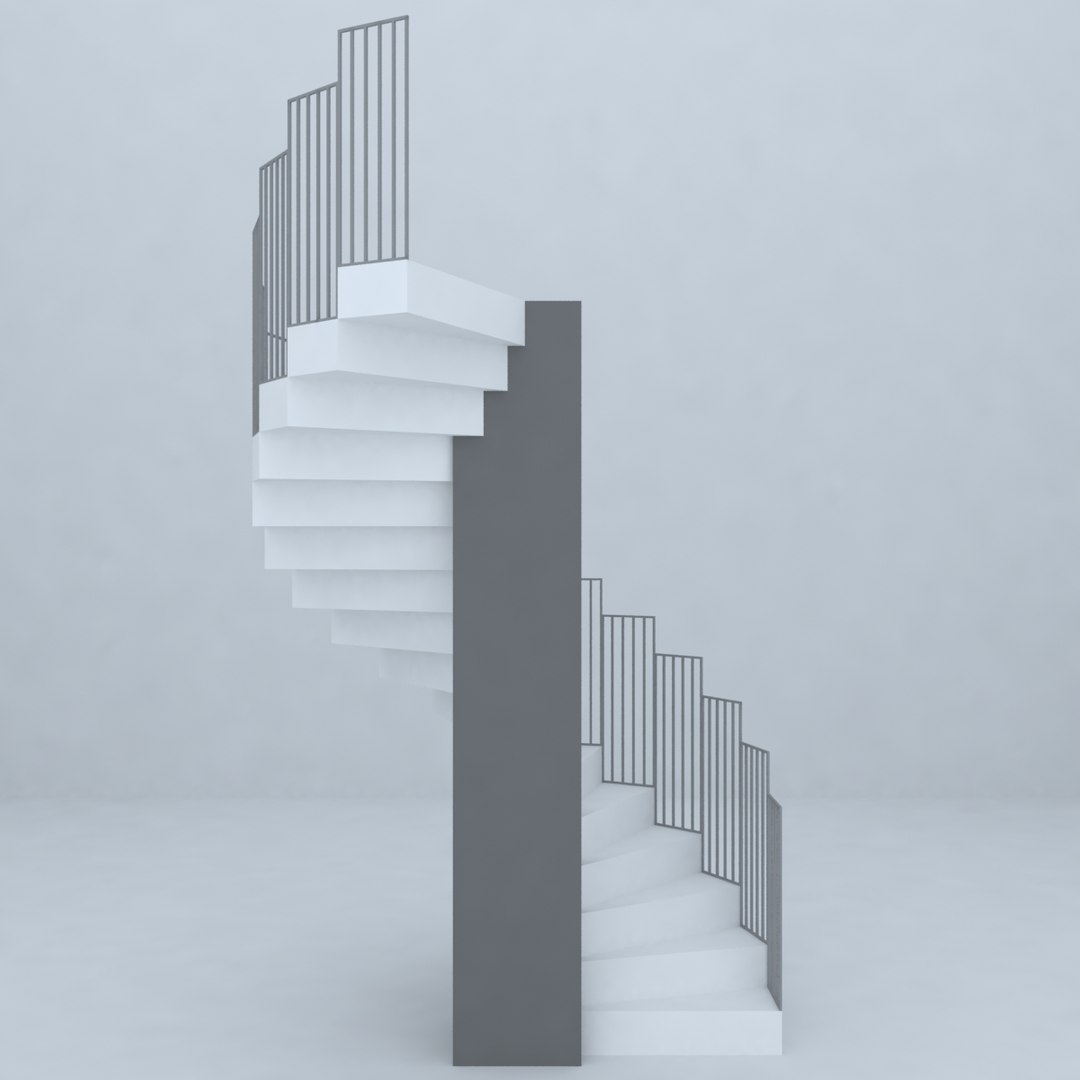 3d stairs architectural design