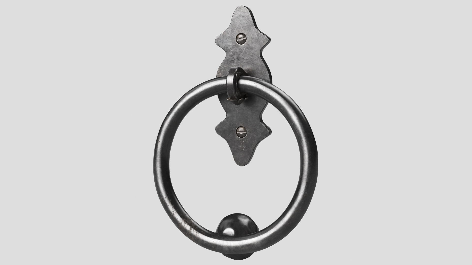 3D Model Black Ring Knocker - TurboSquid 1850220