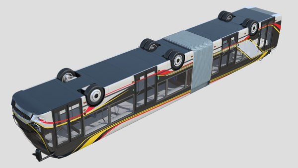Free 3D electric hybrid trolleybus trolley - TurboSquid 1685568