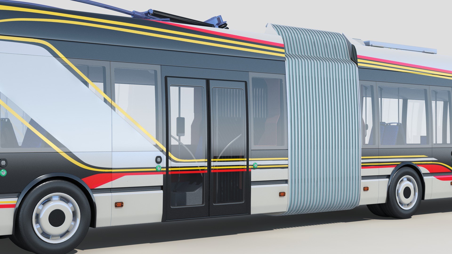 Free 3D Electric Hybrid Trolleybus Trolley - TurboSquid 1685568