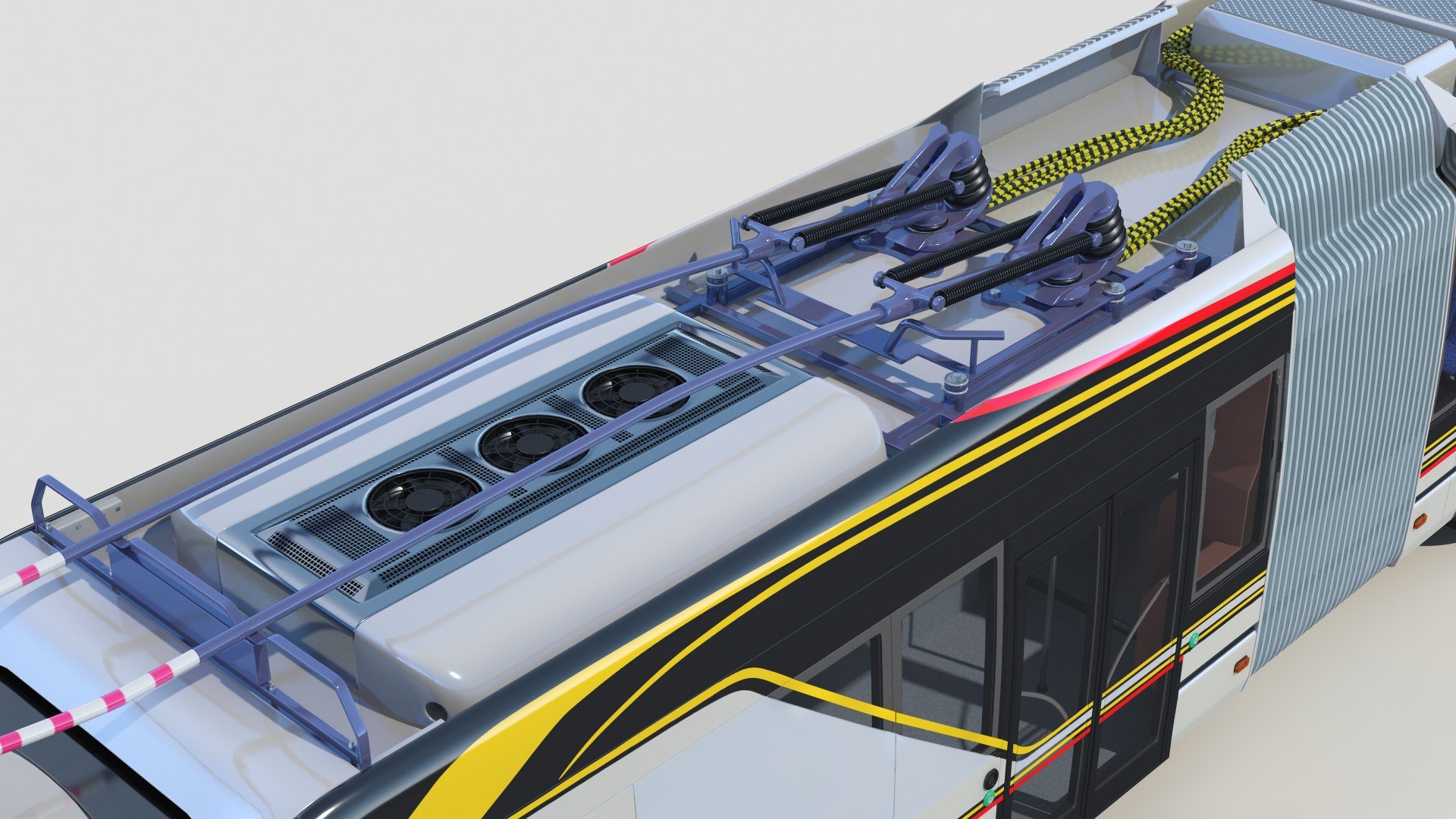 Free 3D electric hybrid trolleybus trolley - TurboSquid 1685568